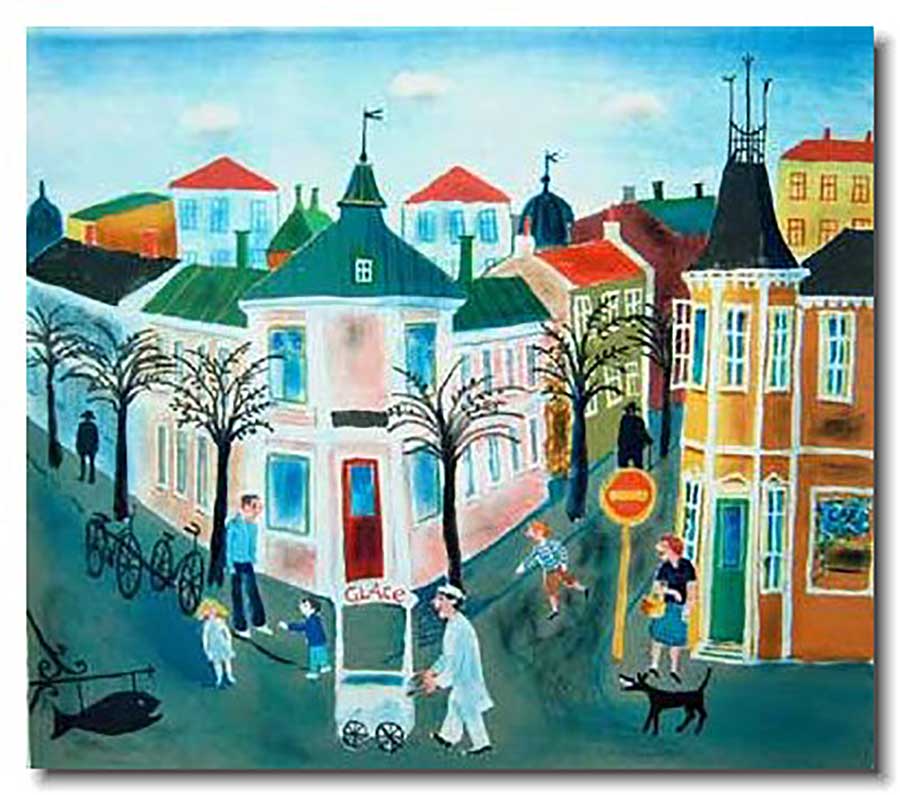 Anders Hultman - Kall premiär | Litografi | Fri frakt | Galleristockholm.se