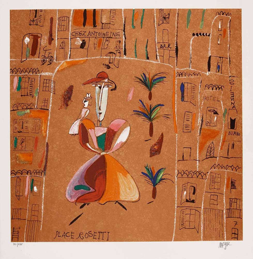 Madeleine Pyk - Svalan | Litografier | Köpa konst | Fri frakt