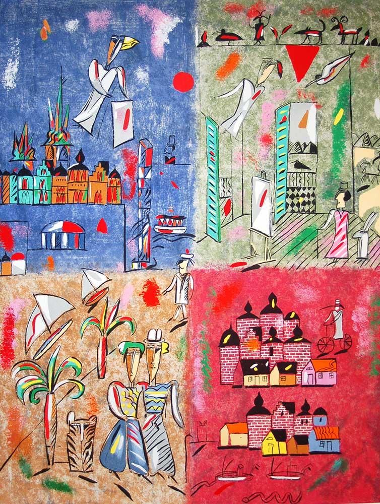 Madeleine Pyk - Svalan | Litografier | Köpa konst | Fri frakt