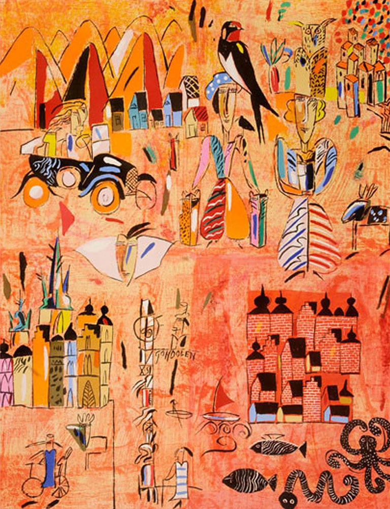 Madeleine Pyk - Svalan | Litografier | Köpa konst | Fri frakt