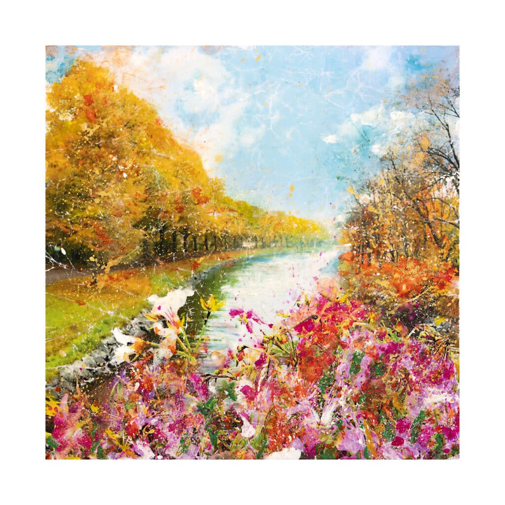 Maria Larkman - Let The World Be Pink | Oljemålning | Köpa konst