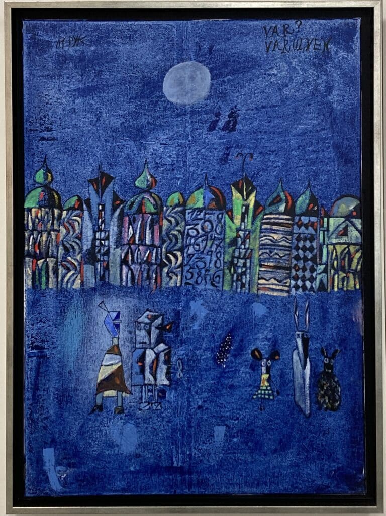 Madeleine Pyk - Juli | Oljemålningar | Köpa konst | Originalmålning