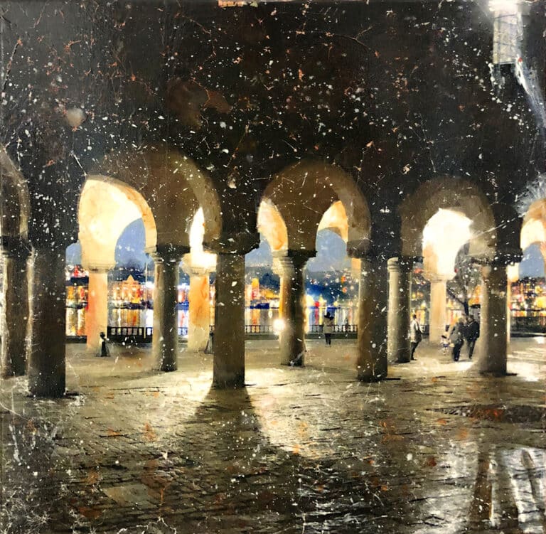 Maria Larkman - Silvia transformation | Köpa konst | Oljemålning