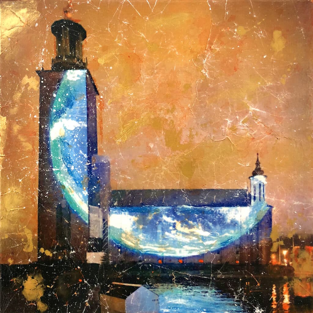 Maria Larkman - Silvia transformation | Köpa konst | Oljemålning